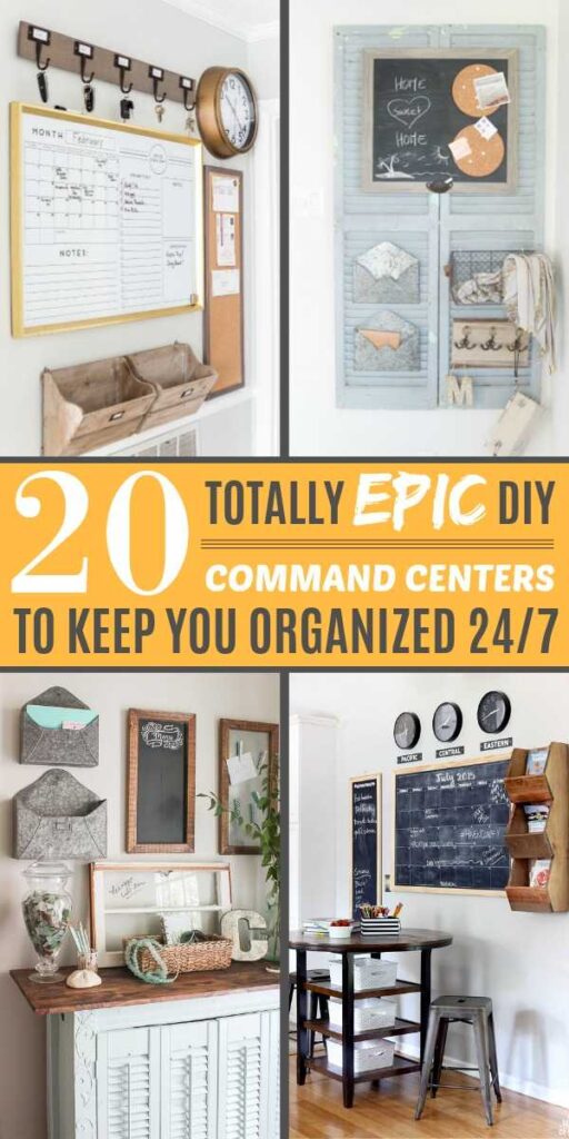 20 Genius Command Center Ideas to Help You Stay Organized 24/7