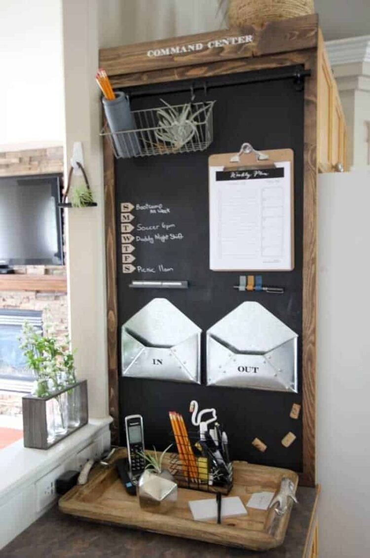 20 Genius Command Center Ideas to Help You Stay Organized 24/7