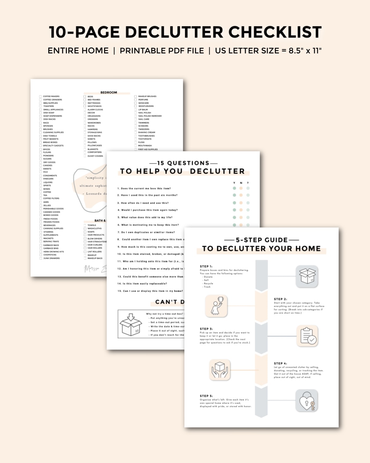 25+ Free Printables to Declutter, Organize, Clean, Budget, & Plan
